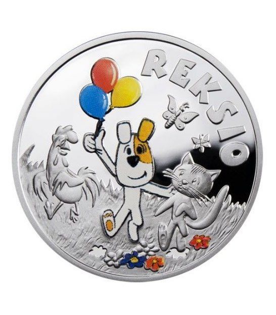 Niue 2011 1$ Cartoon Characters Reksio Proof Silver Coin
