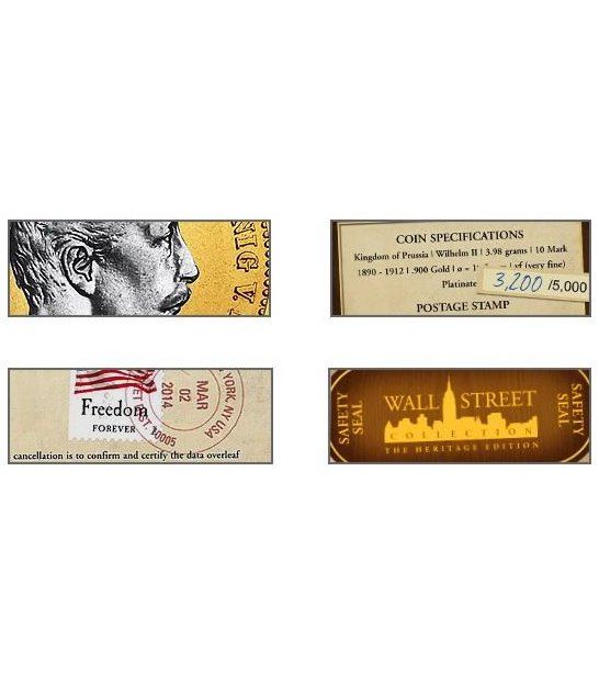 Wall Street Collection 2014 Heritage Edition Prussia Kaiser Wilhelm II ...